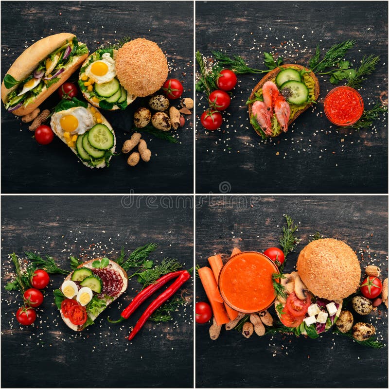 Deli Meat Cheese Collage Stock Photos - Free & Royalty-Free Stock ...