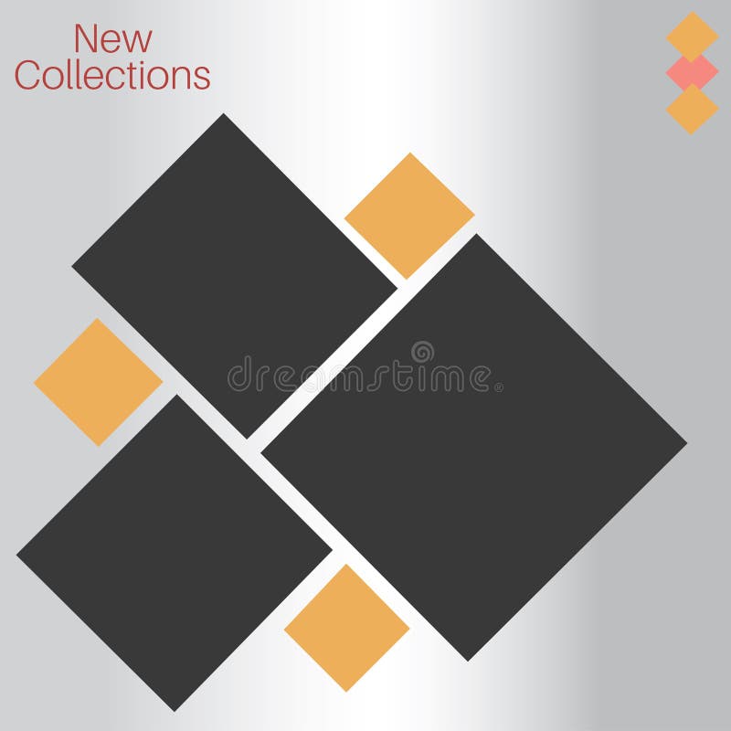 3 Photo Collage Template. Vector Illustration, New Collections Stock ...