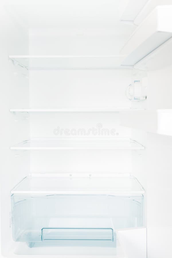 An Empty Fridge stock photo. Image of household, inside - 127269372