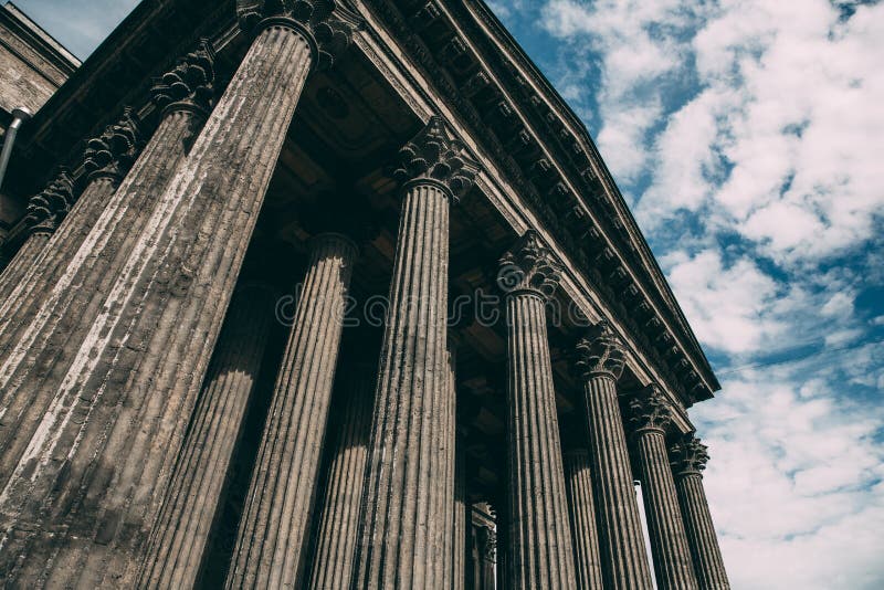 Composite Order Of Greek Style Columns Stock Photo - Image of order ...