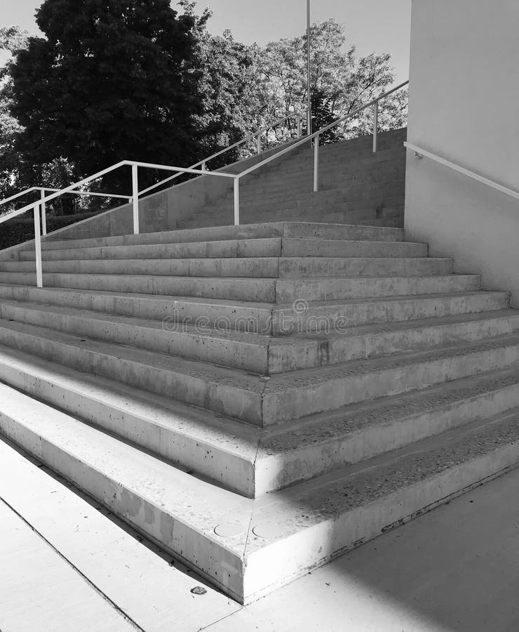 Corner stairs stock image. Image of gray, white, city - 302029131