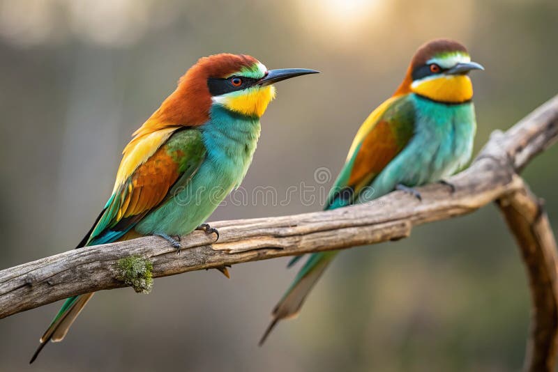Photo of Couple of Birds - Focus in the First Plane Stock Photo - Image ...