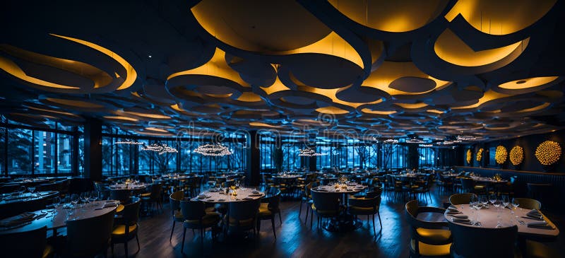 Ai Generated a Cozy and Intimate Dining Space with Dim Lighting and ...