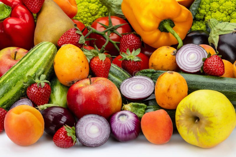 Fruits and Vegetables for Well-being Stock Photo - Image of fresh, wellness: 380322088