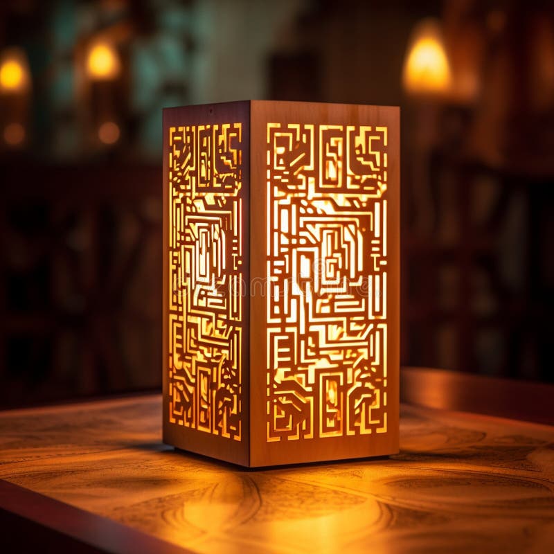 Photo Cube or Box Consists Matrix of Digitsfuturistic Modern ...