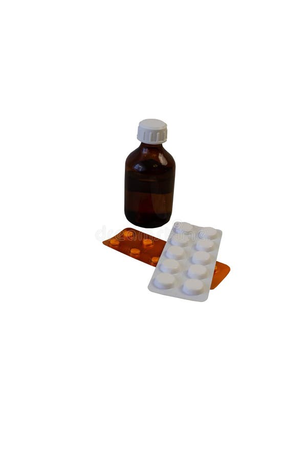 Photo Cut Out Tablets, Drugs on a White Background, Isolated Stock ...
