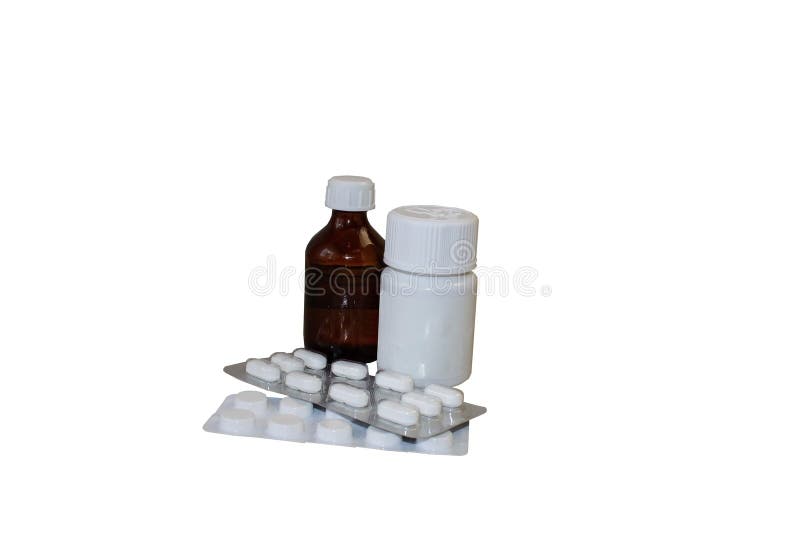 Photo Cut Out Tablets, Drugs on a White Background, Isolated Stock ...
