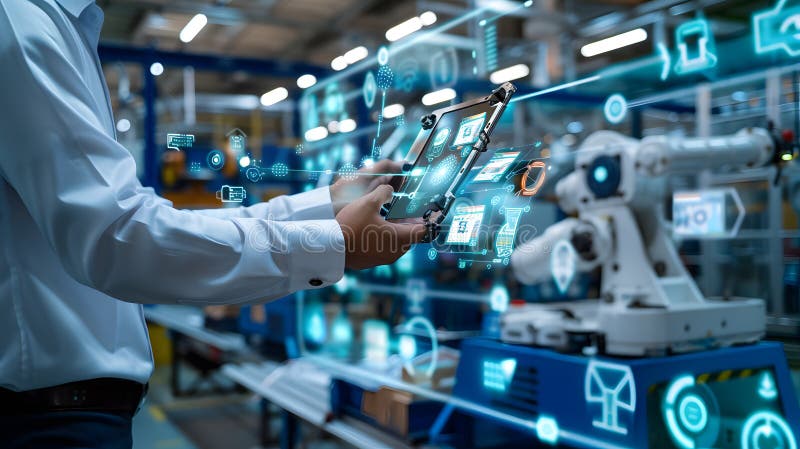 Photo of a Cybernetic Automation System Optimizing, Cybernetic ...