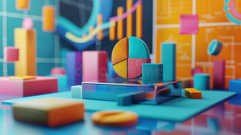 Photo of a 3D Risk Assessment Icon on a Colorful Modern Background ...