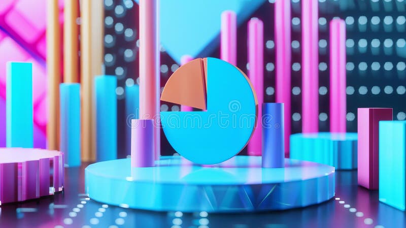 3 Photo of a 3D Risk Management Icon with Colorful Geometric Patterns ...