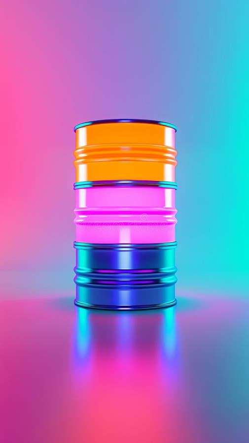 3 Photo of a Database Management Icon in 3D with a Bright, Colorful ...