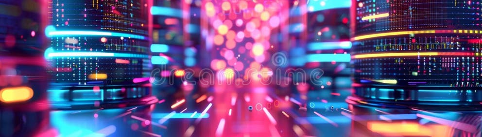 3 Photo of a Database Management Icon in 3D with a Bright, Colorful ...