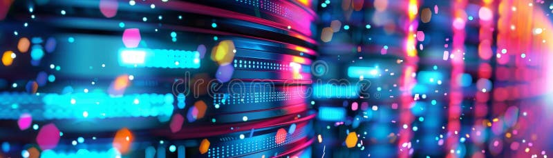 3 Photo of a Database Management Icon in 3D with a Bright, Colorful ...
