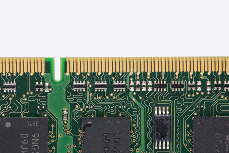 Photo of DDR RAM Memory Module Isolated on White Background. Pc Part ... Photo of DDR RAM Memory Module Isolated on White Background. Pc Part ...