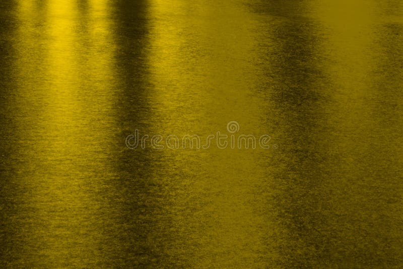 Deep Yellow Background Reflection of the River Stock Image - Image of ...