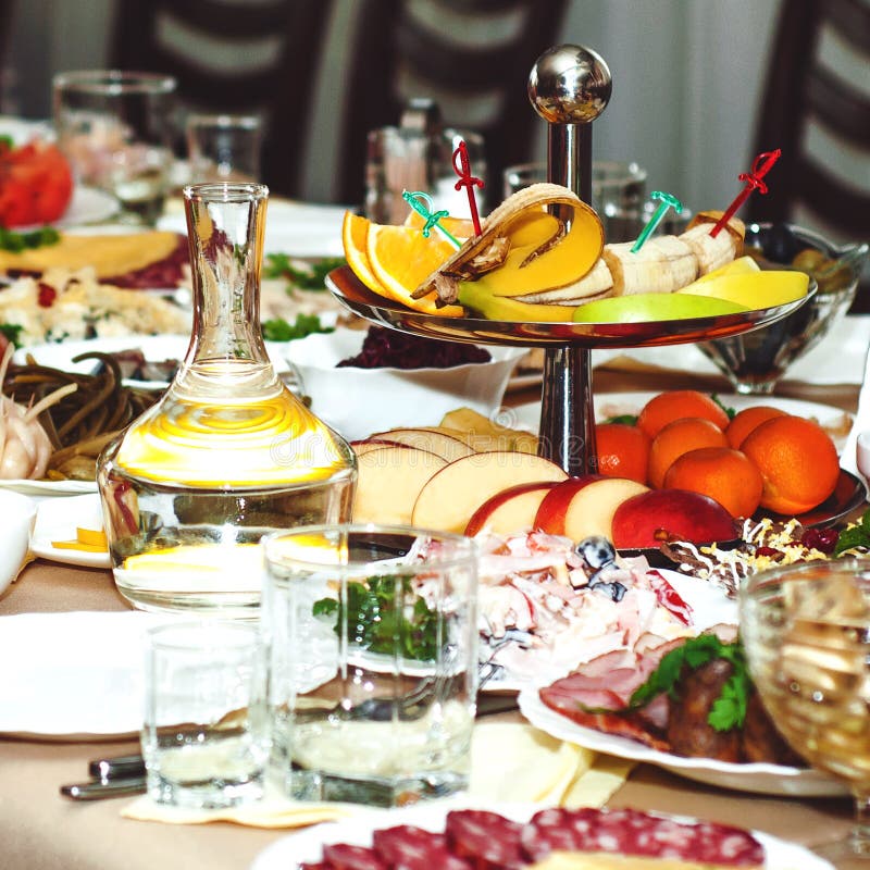 Traditional Served Easter Table with Eggs and Easter in Ukraine Stock ...