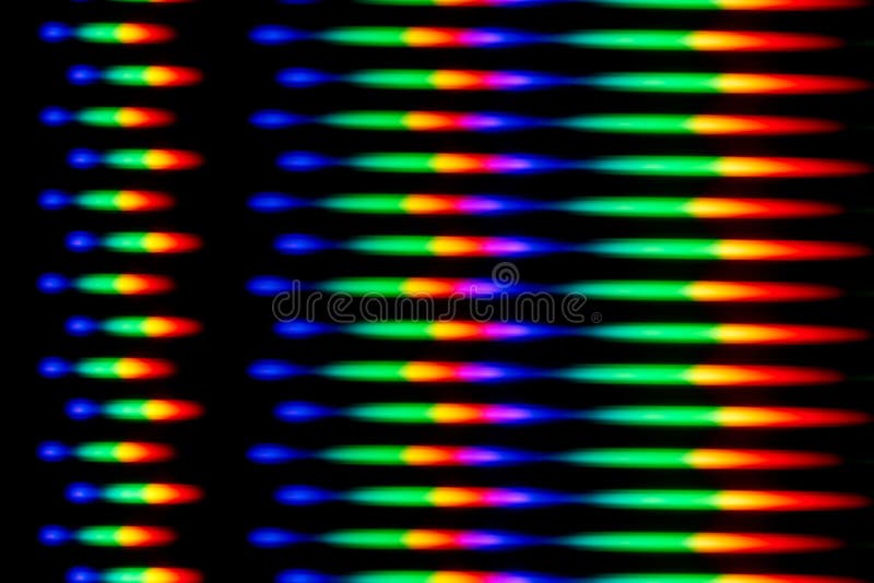 Diffraction Spectrum of the Light Emission of an LED Linear Fixture ...