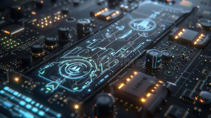 Photo of a Digital Interface Showing Electric Car Performance Metrics ...