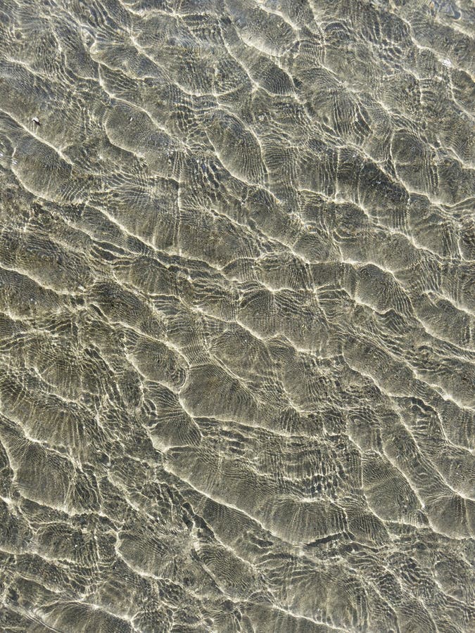 Photo Documentation of Ripples in Shallow Sea Water Stock Image - Image ...
