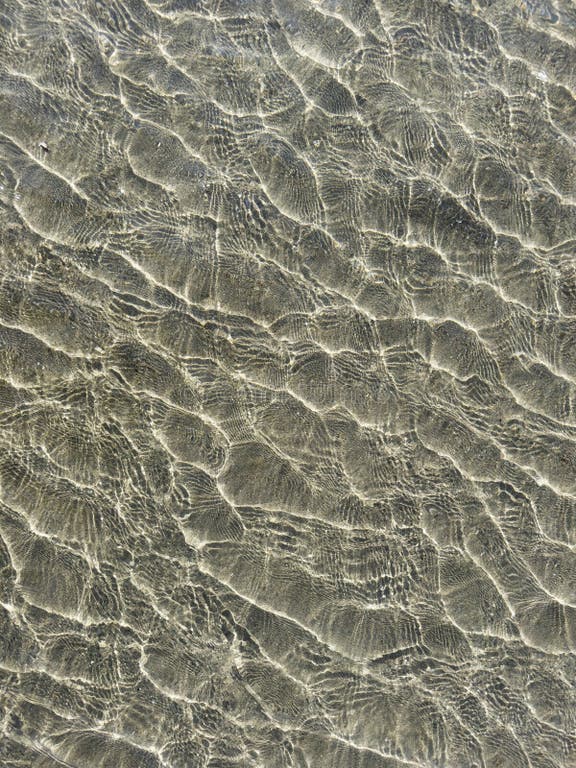 Photo Documentation of Ripples in Shallow Sea Water Stock Image - Image ...