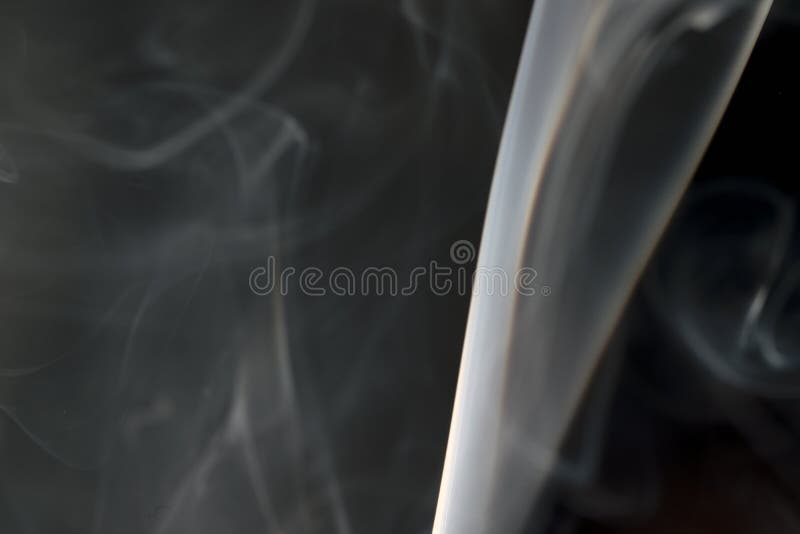 Photo of Drifting Smoke in the Dark, Background. Stock Photo - Image of ...