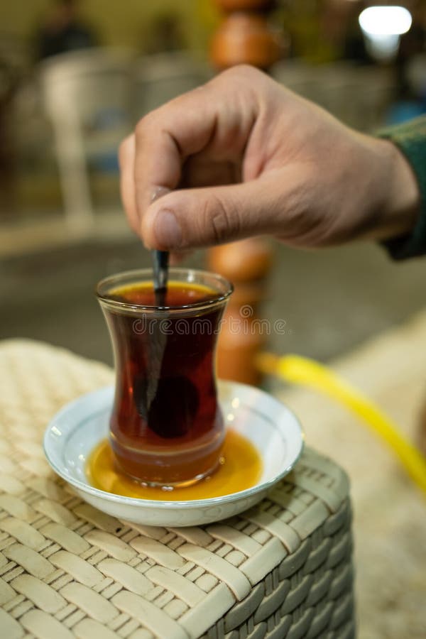 Old Kettle of Iraqi Traditional Tea Stock Photo - Image of hussain ...