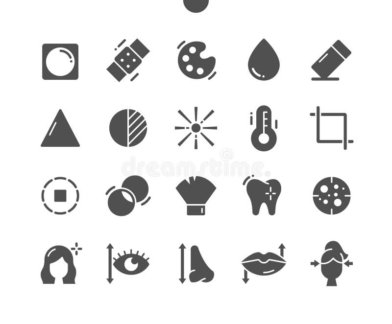 Photo Editing. Face Correction. Exposition. Stock Vector - Illustration of shape, icon: 254598796