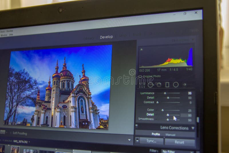 Laptop lightroom photo editing - lasopaprofile