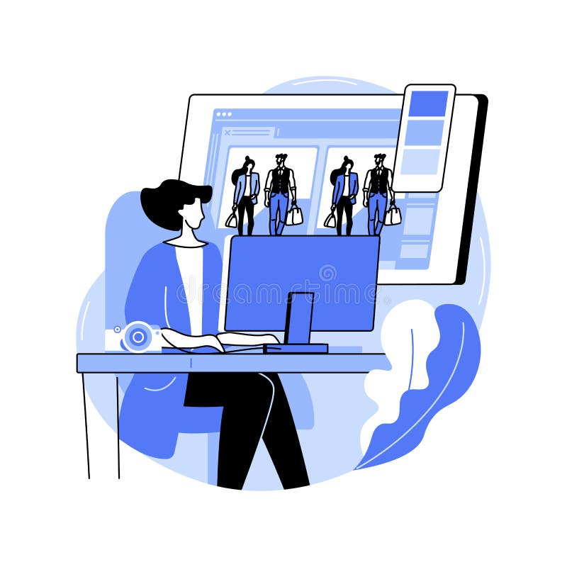 Photo Editing Software Isolated Cartoon Vector Illustrations. Stock ...