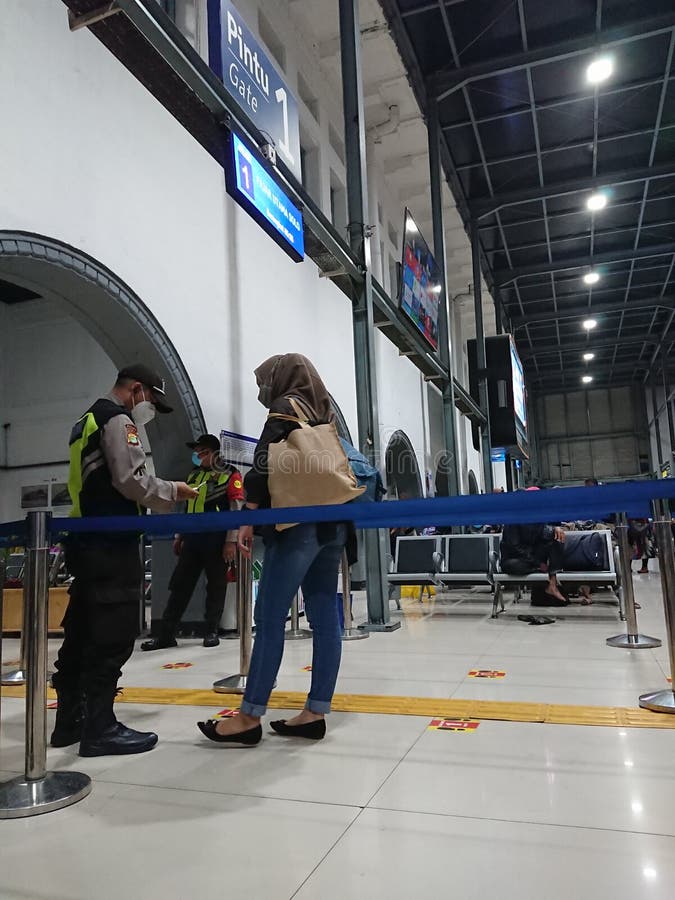 Photo Editorial, 07 November, Queueing People for Ticket Checking by ...