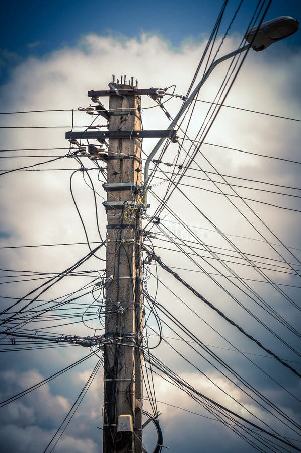 Photo of an electric pole stock image. Image of electric - 28980811