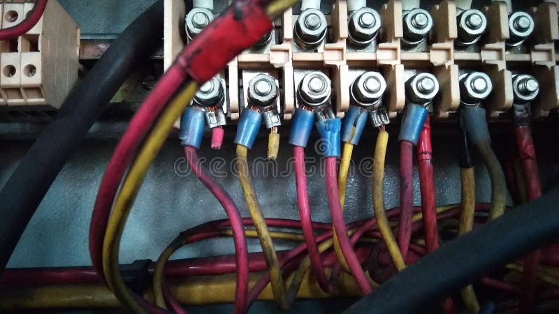 Photo of Electrical Wire Connection in the Box Stock Image - Image of ...