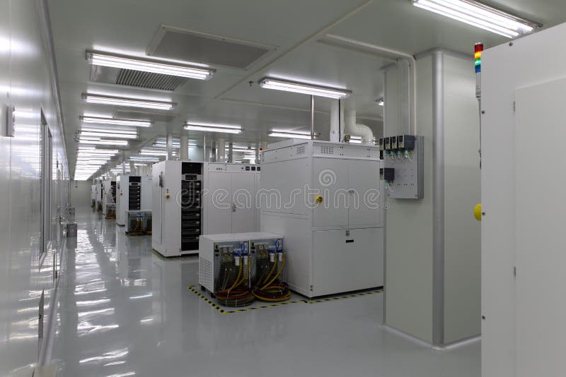 Automatic Computer Production Line Stock Photo - Image of control ...