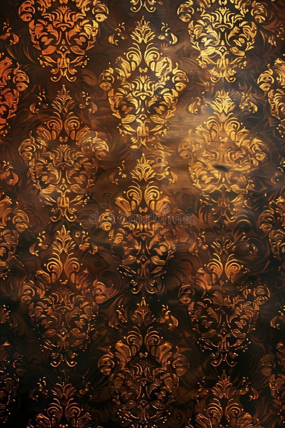 Photo of Elegant Brocade Texture with Intricate Raised Patterns Stock ...