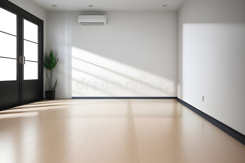 A Photo Empty Interior Design with 3d Random Stock Illustration ...