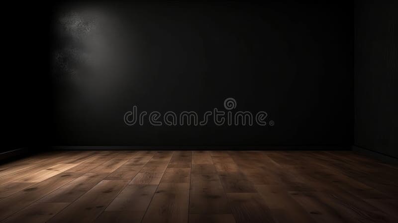 Photo Empty Light Dark Wall Generative AI Stock Illustration ...