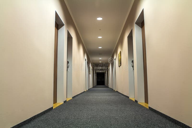 Corridor. Hall. Hallway. Passage. Passageway Stock Photo - Image of ...