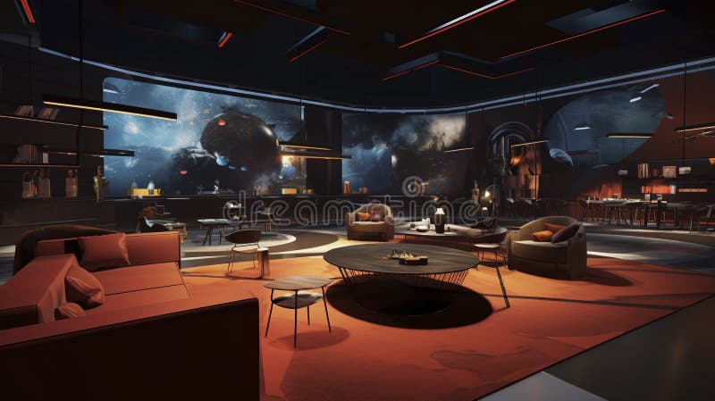 A Photo of an Event Venue Lounge Area with Virtual Reality Experience ...