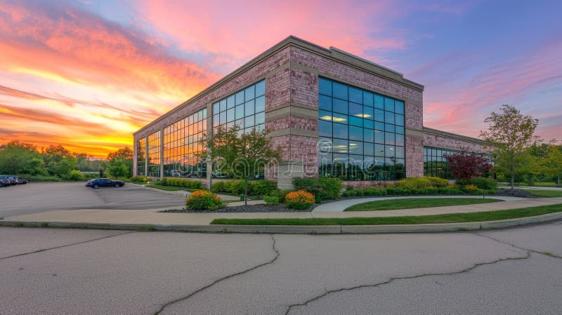 Photo of an Exterior Architecture of a Modern Data Center Building ... Photo of an Exterior Architecture of a Modern Data Center Building ...