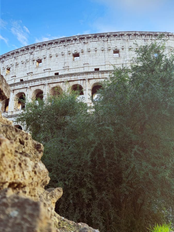 Photo of the External Coliseum in Rome Italy. Stock Photo - Image of ...