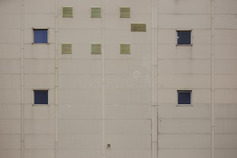 Photo of Factory or Warehouse Building Wall Stock Image - Image of ...