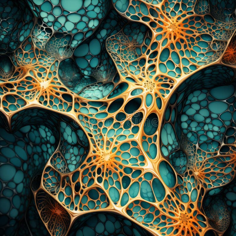 Biomimicry-inspired 3d Fractal Art with Lace Patterns and Contrasting ...