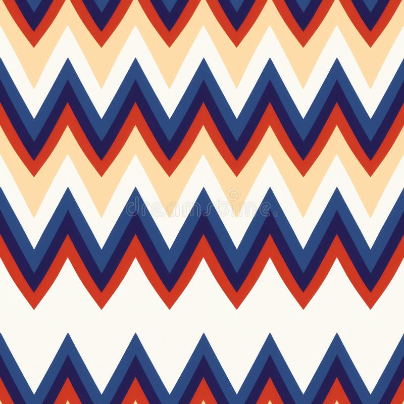 Symmetrical Chevron Ikat Pattern in High Resolution Design Stock ...