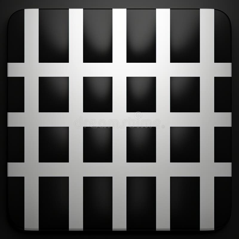 Checkerboard Pattern Ipad App Icon in Ryoji Ikeda Style Stock ...