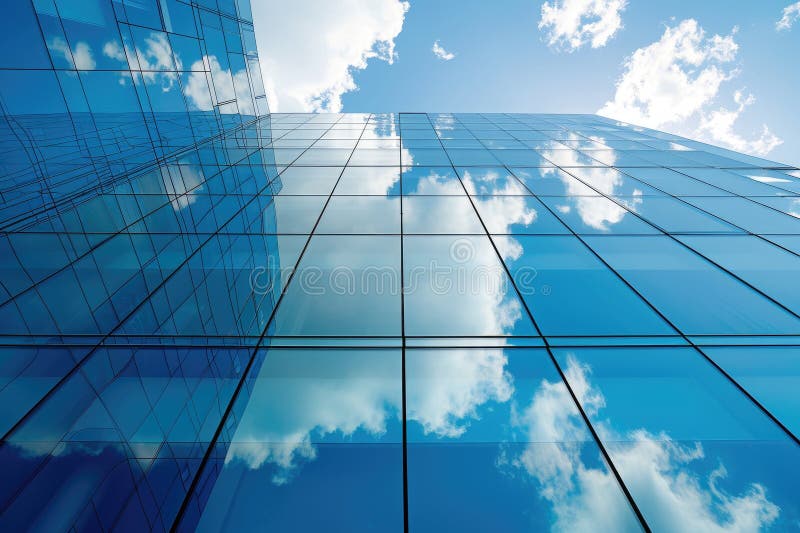 This Photo Features a Massive High-rise Building with a Towering ...