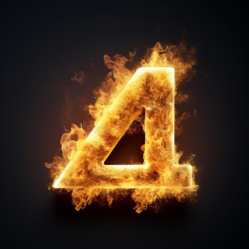 Spectacular Fire 3d Illustration with Realistic Attention To Detail ...