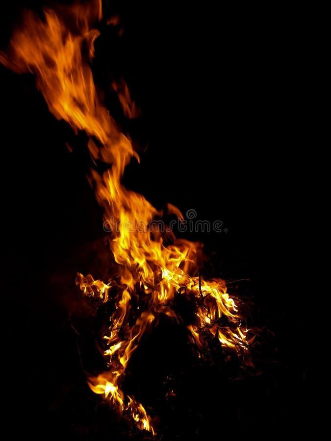 Photo of Fire Flames Going Up Stock Image - Image of flame, dark: 178566887