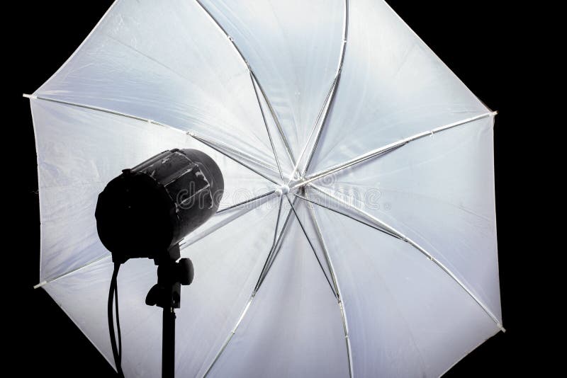 Photo Flash and White Reflector Close Up Stock Image - Image of flash ...