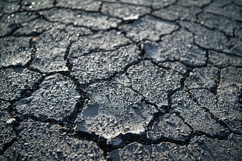 Photo of Flat Black and Old Tarmac Road Surface. Background Texture for ...