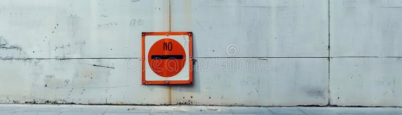 Photo of a Formal Warning Sign Declaring No Smiling Against a Neutral ...